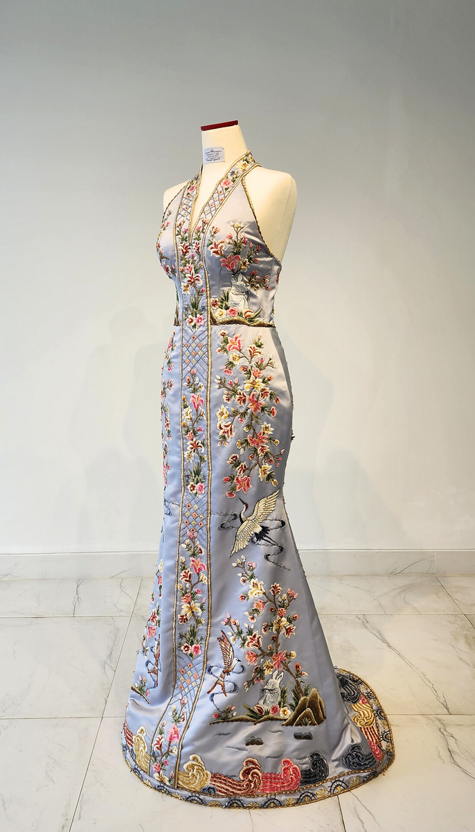 Jisoo Cheongsam Dress – Yenny Lee Bridal Couture